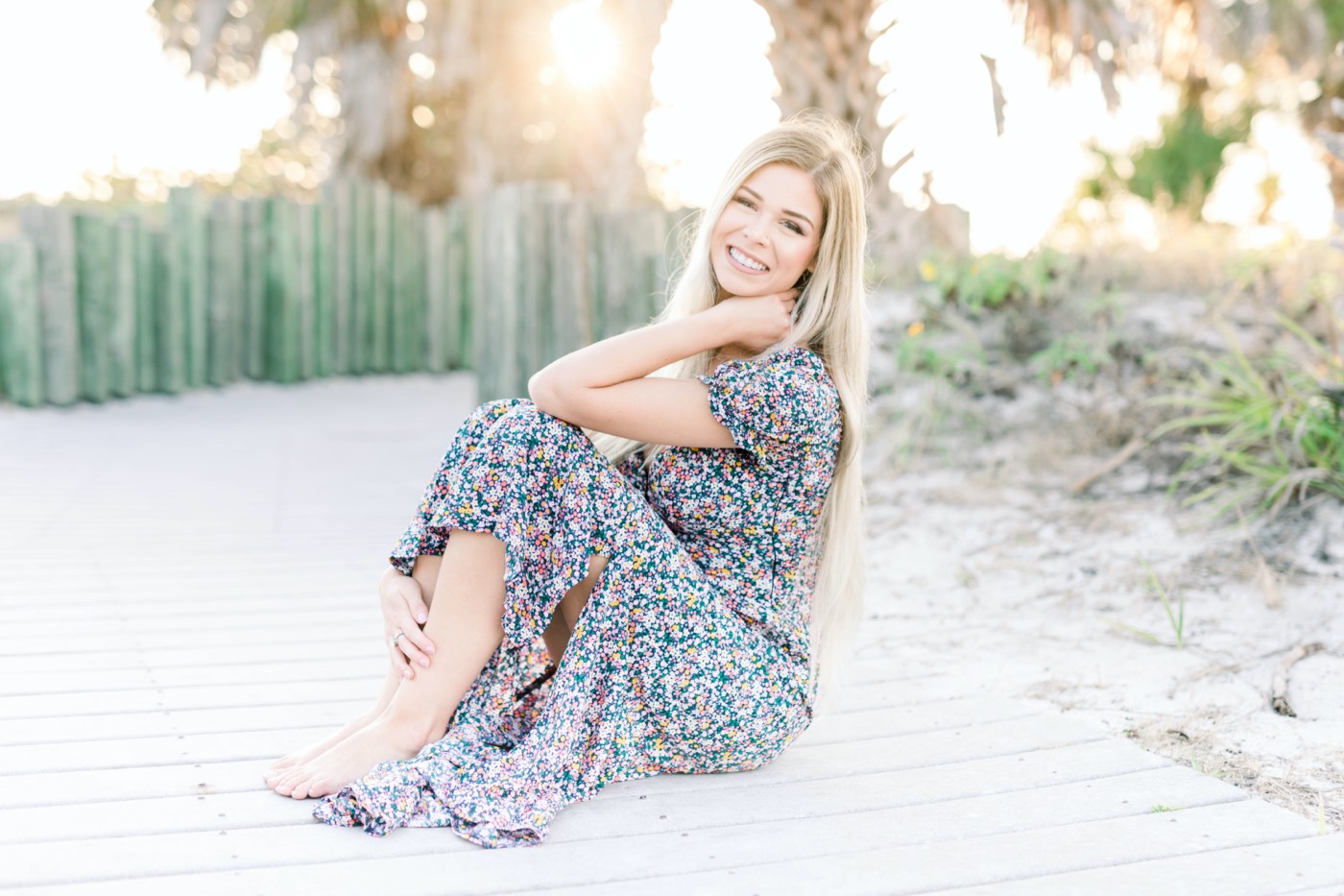 Senior Photos on the beach for Lexi Williams by Jommy Photography
