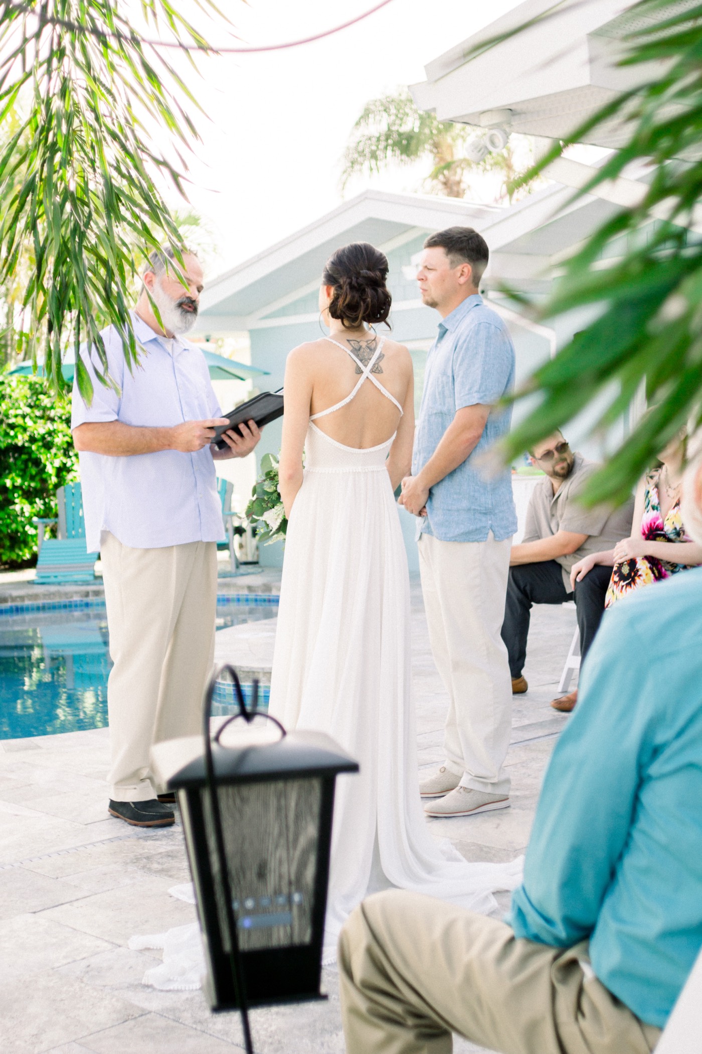 Backyard Wedding in Clearwater, FL | Chelsey and Hunter