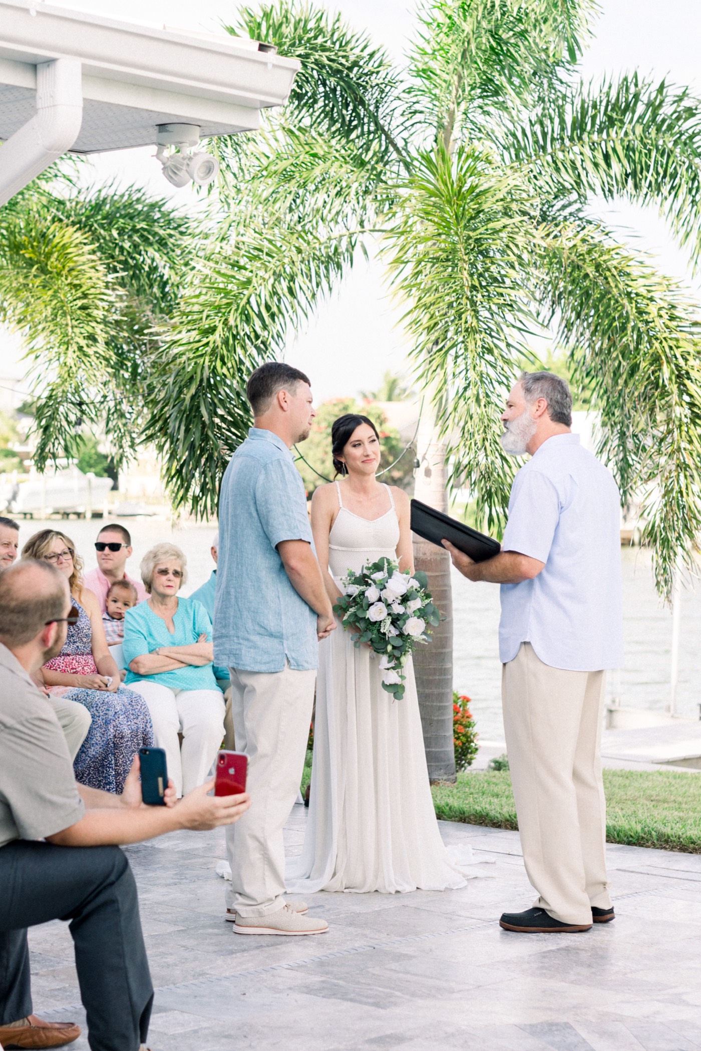 Backyard Wedding in Clearwater, FL | Chelsey and Hunter